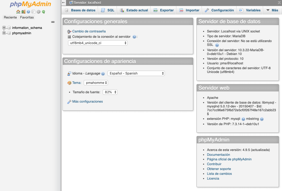 Cómo instalar MariaDB Server y PhpMyAdmin - F O R A T