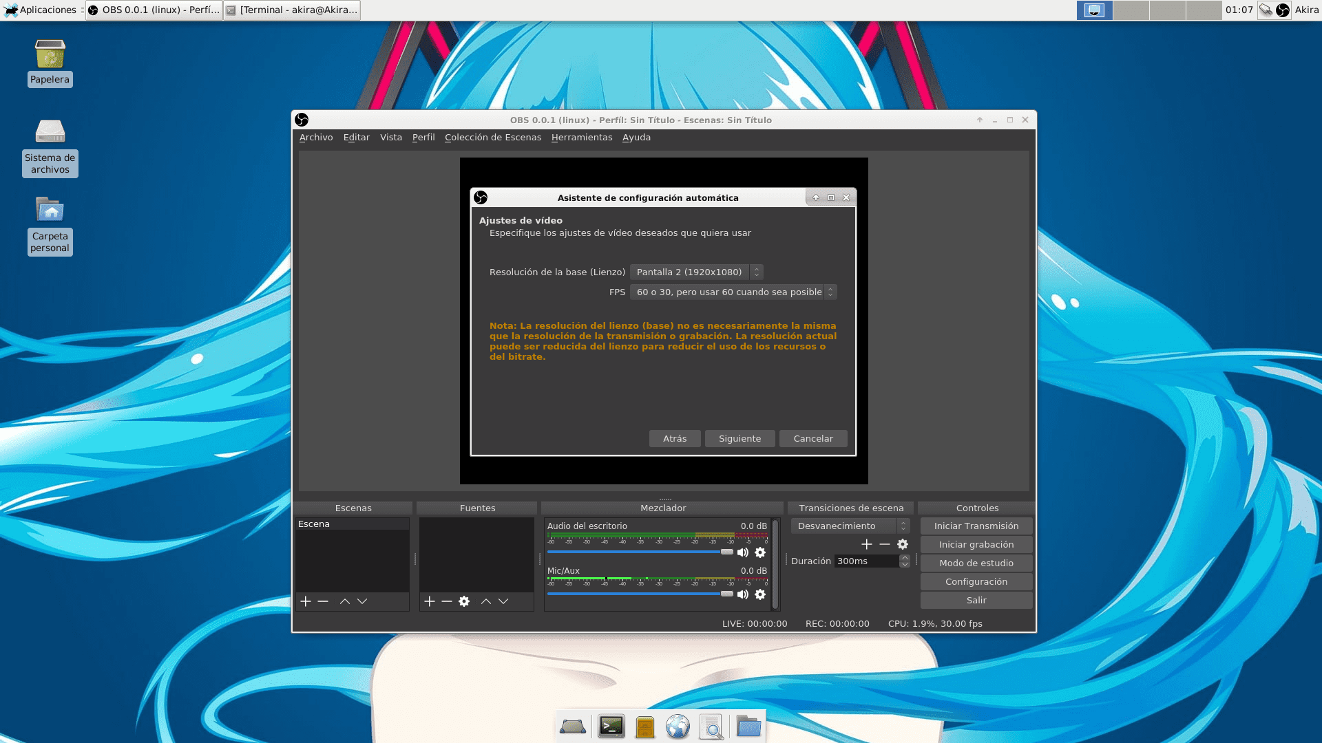 Cómo instalar OBS Studio en Debian GNU/Linux - F O R A T