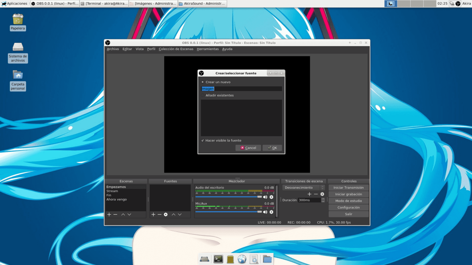 Cómo instalar OBS Studio en Debian GNU/Linux - F O R A T