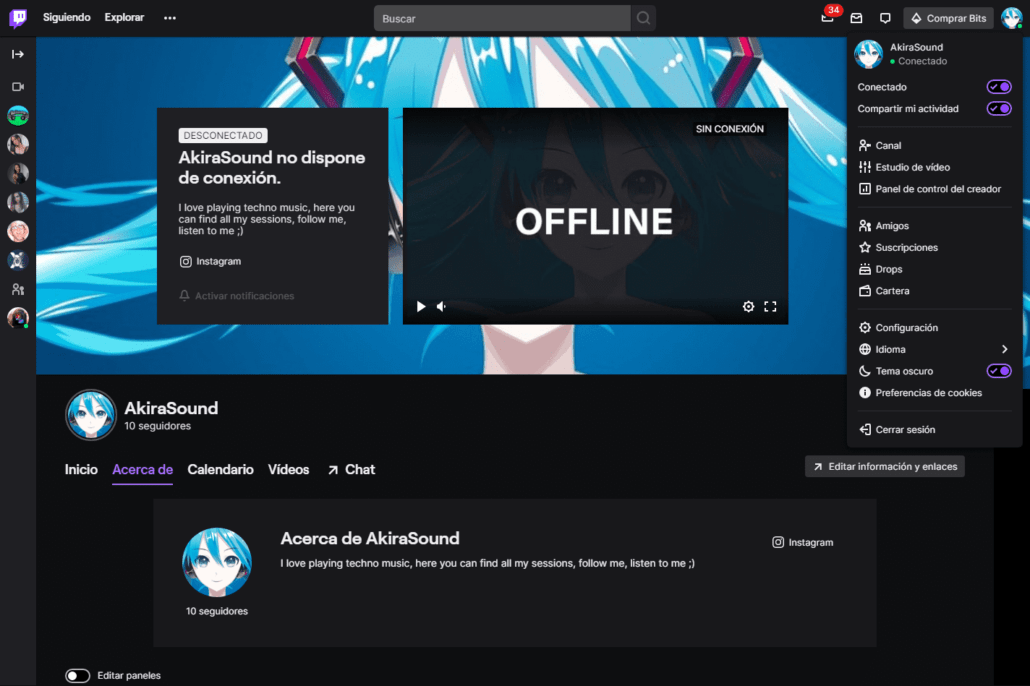 Configuración e integración de Twitch con OBS Studio - F O R A T